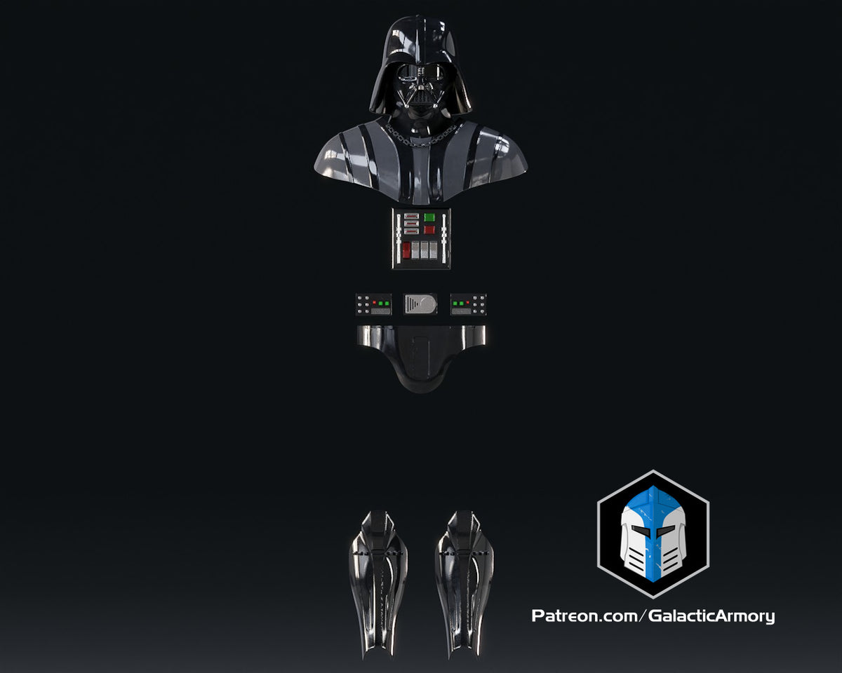 Revenge of the Sith Darth Vader Armor - 3D Print Files – Galactic Armory