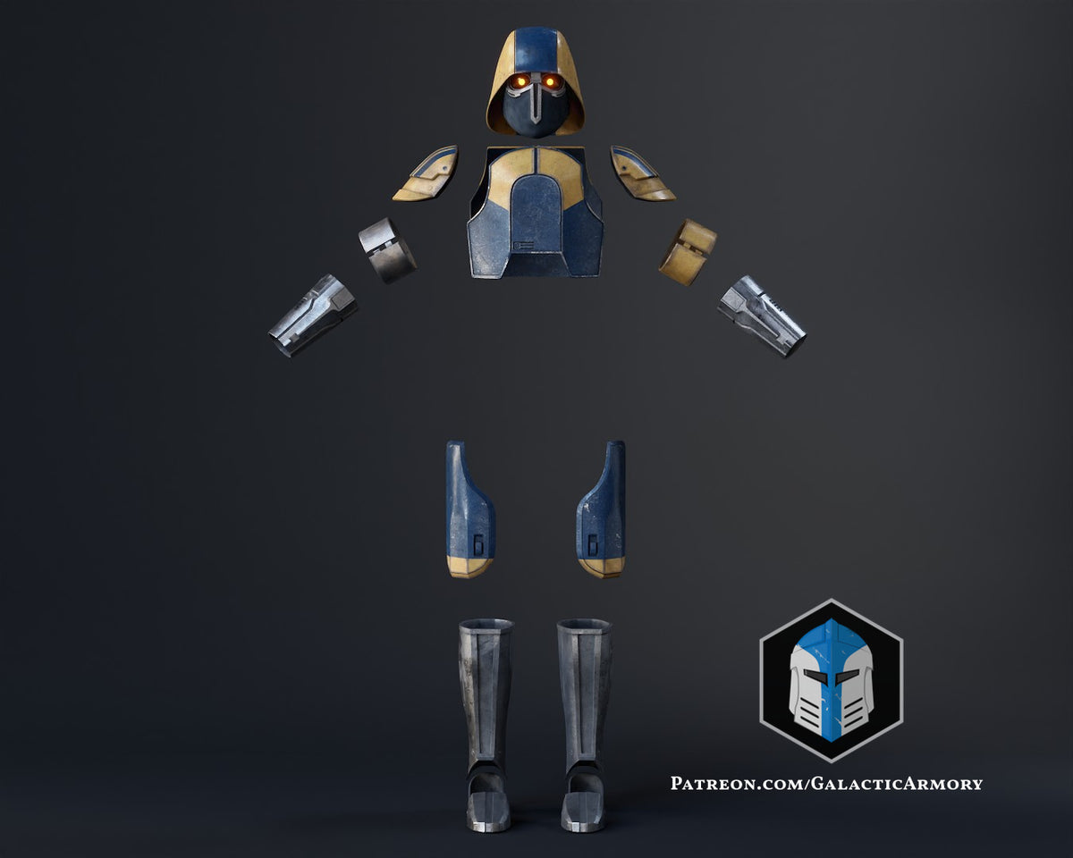 Coruscant Security Force Armor - 3D Print Files – Galactic Armory