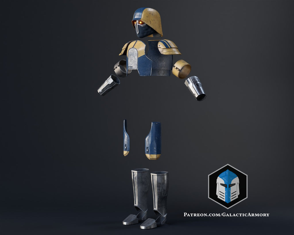 Coruscant Security Force Armor - 3D Print Files – Galactic Armory