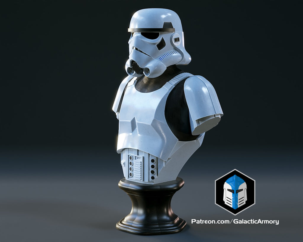 Stormtrooper Bust - 3D Print Files – Galactic Armory