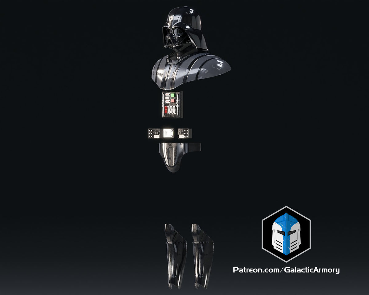 Revenge of the Sith Darth Vader Armor - 3D Print Files – Galactic Armory