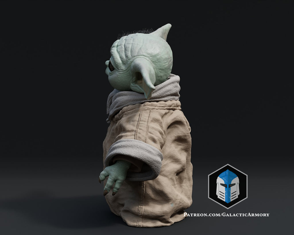 Grogu Figurine - Pose 1 - 3D Print Files – Galactic Armory