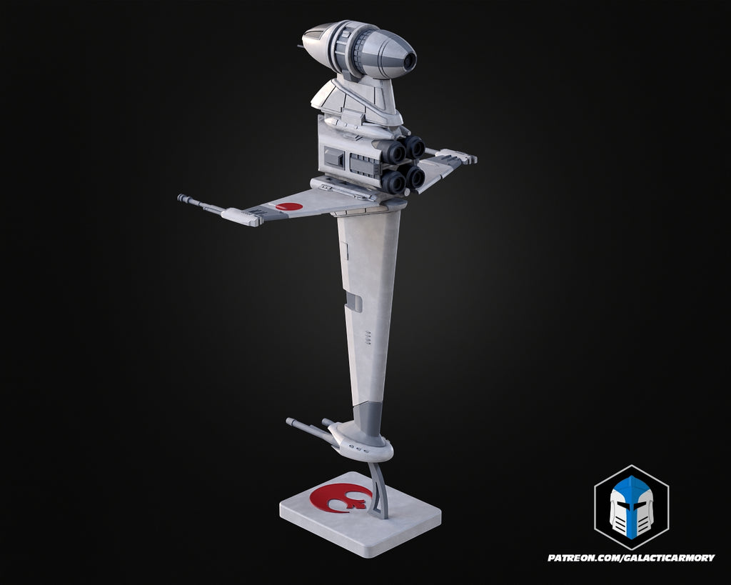 B-Wing Vehicle Kit Card - 3D Print Files – Galactic Armory