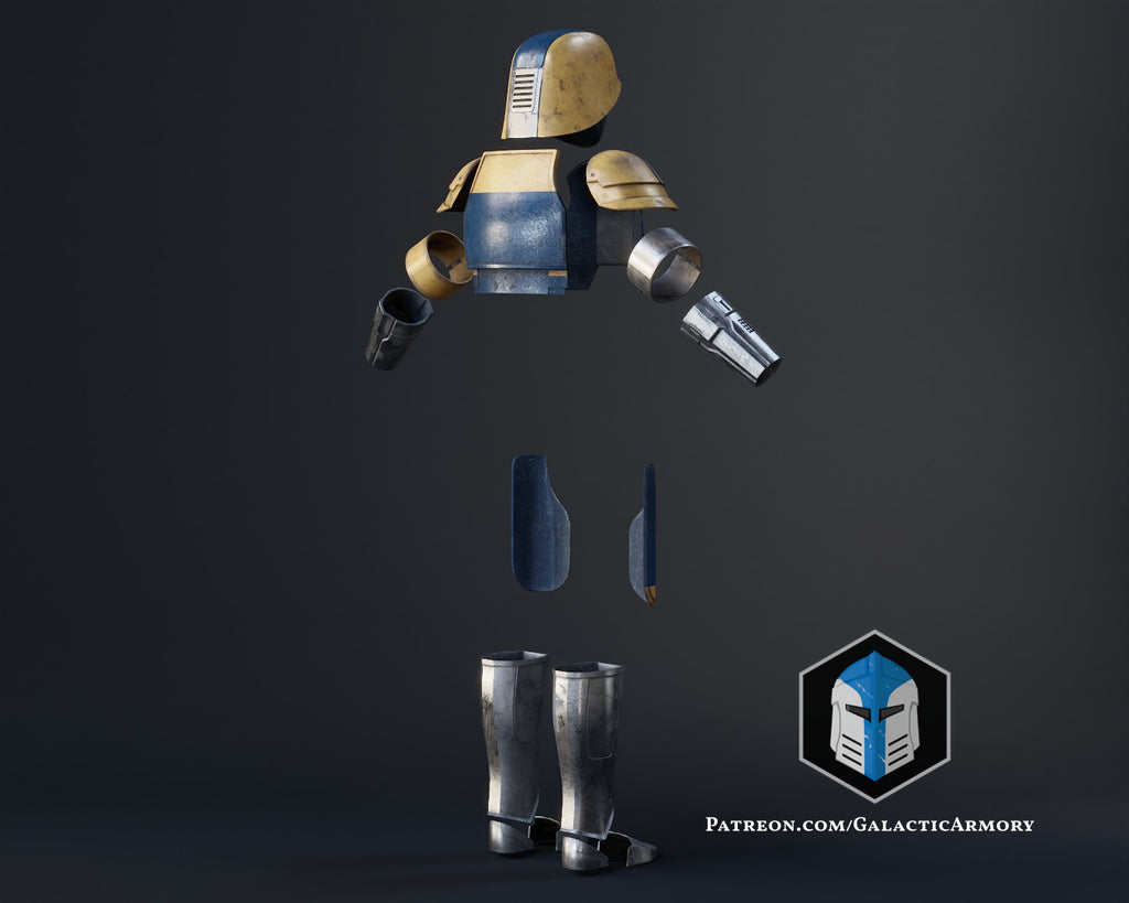 Coruscant Security Force Armor - 3D Print Files – Galactic Armory