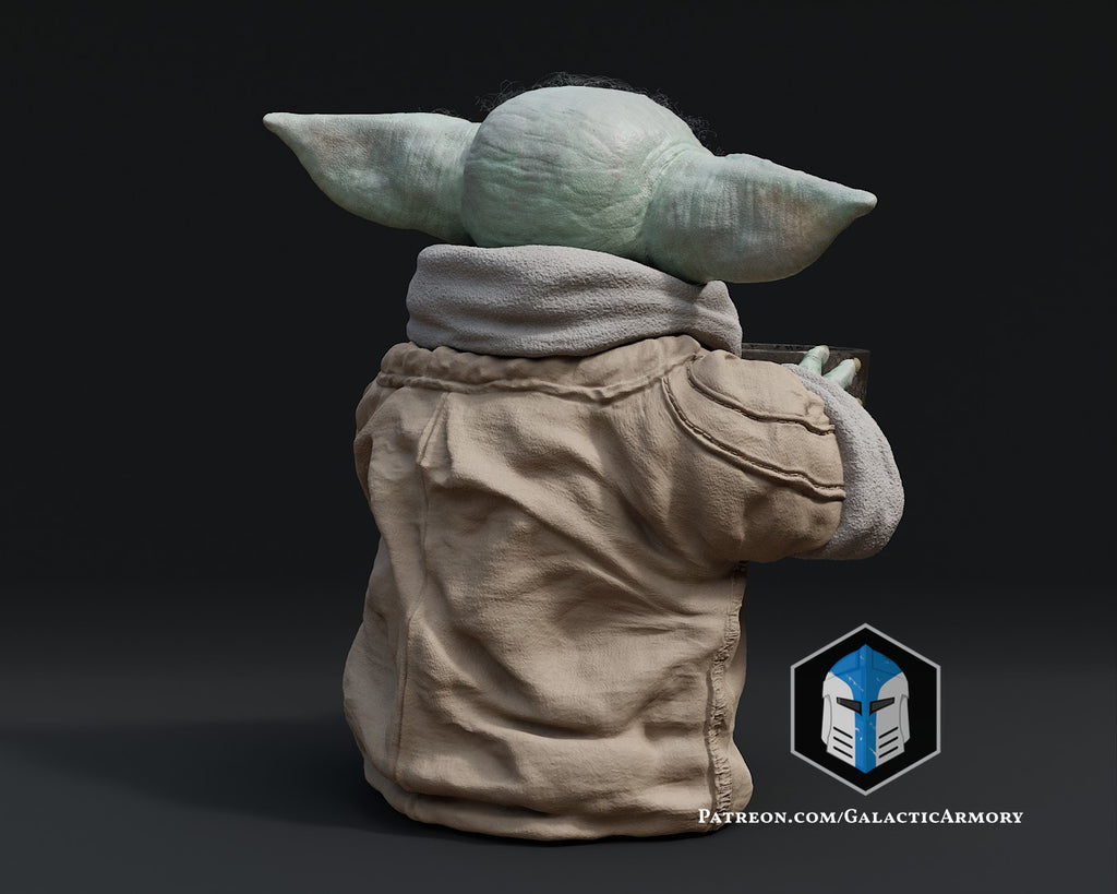 Grogu Figurine - Pose 4 - 3D Print Files – Galactic Armory