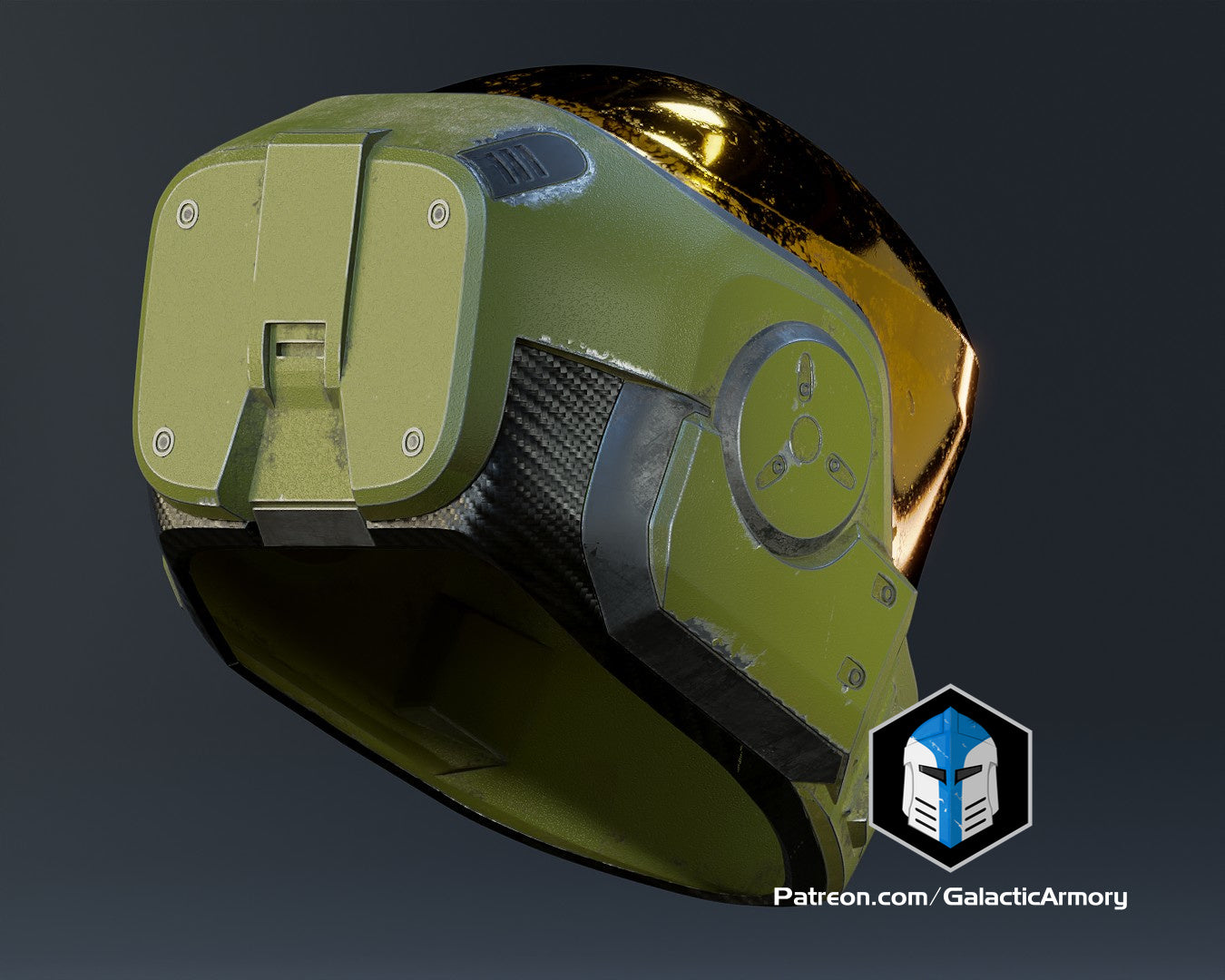 Mirage Helmet 3d Print Files Galactic Armory