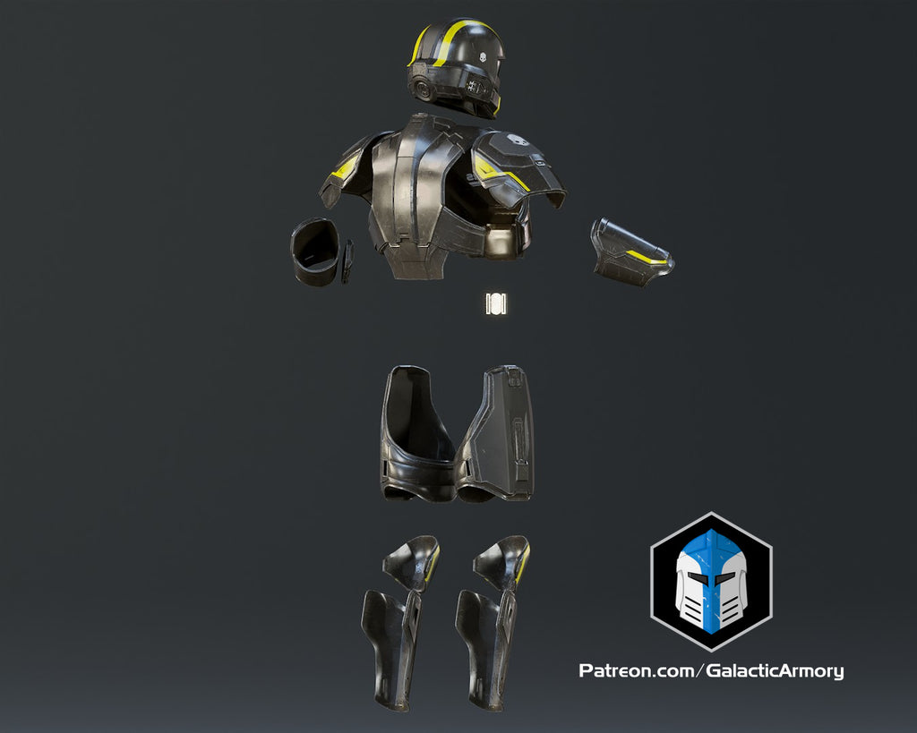 Helldivers 2 Armor - B-01 Tactical - 3D Print Files – Galactic Armory