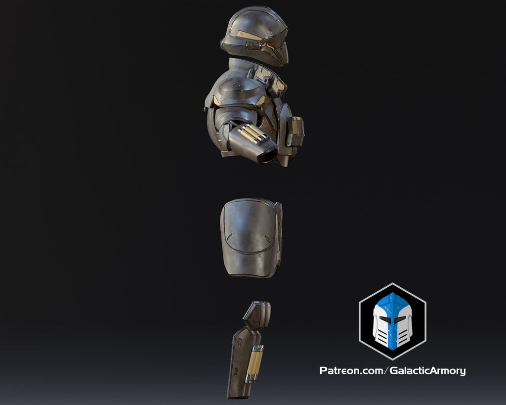 HD2 - Juggernaut Armor - 3D Print Files – Galactic Armory