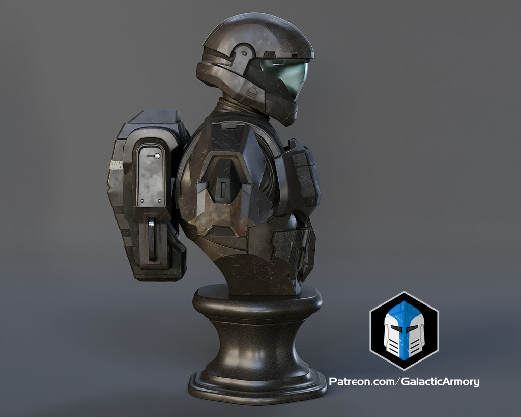 ODST Bust - 3D Print Files – Galactic Armory