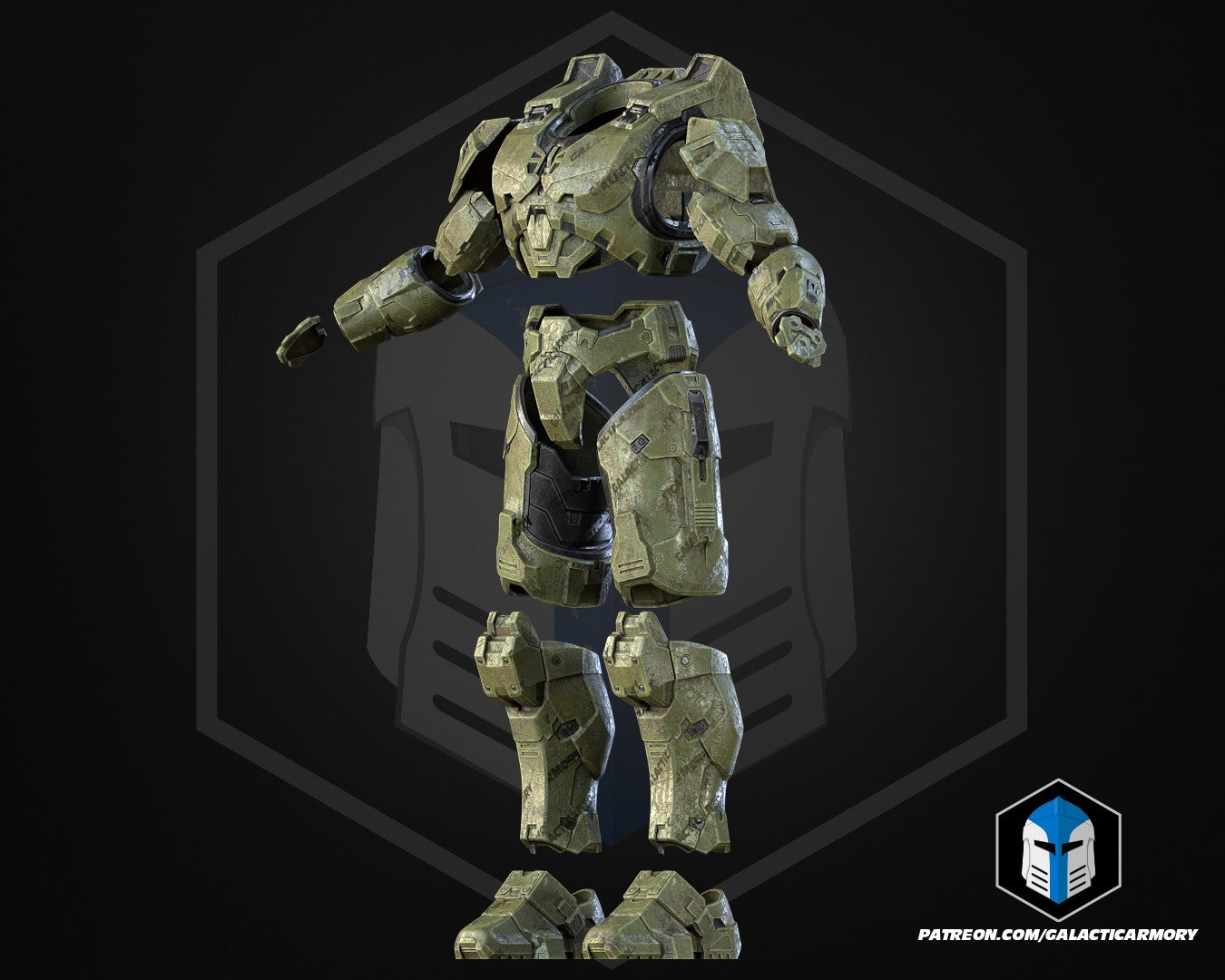 Infinite Master Chief Armor - 3D Print Files – Galactic Armory