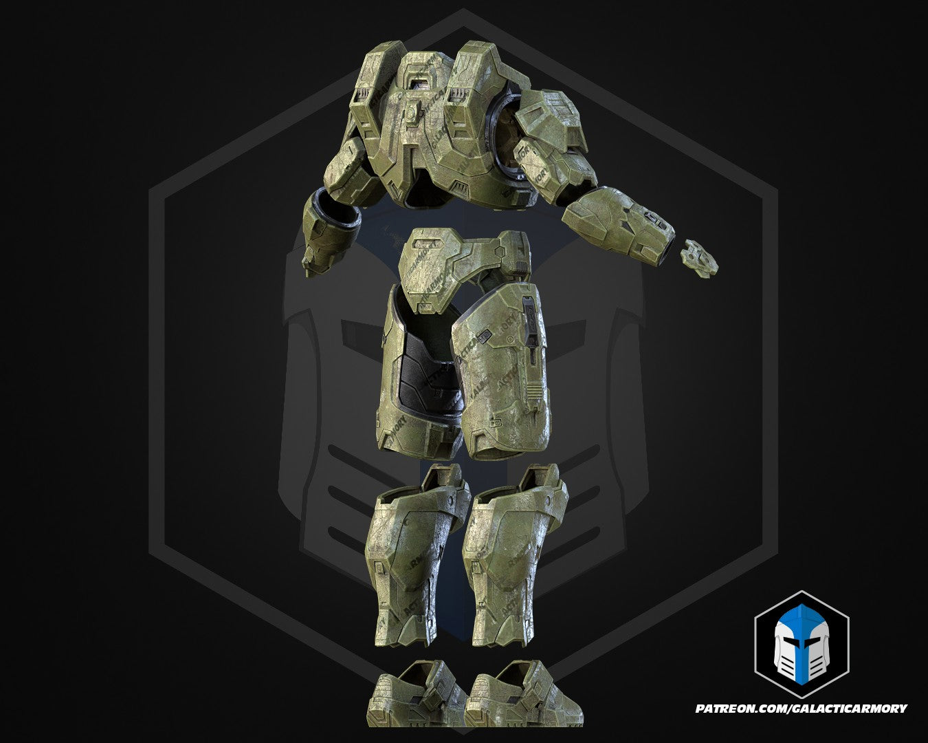 Infinite Master Chief Armor - 3D Print Files – Galactic Armory