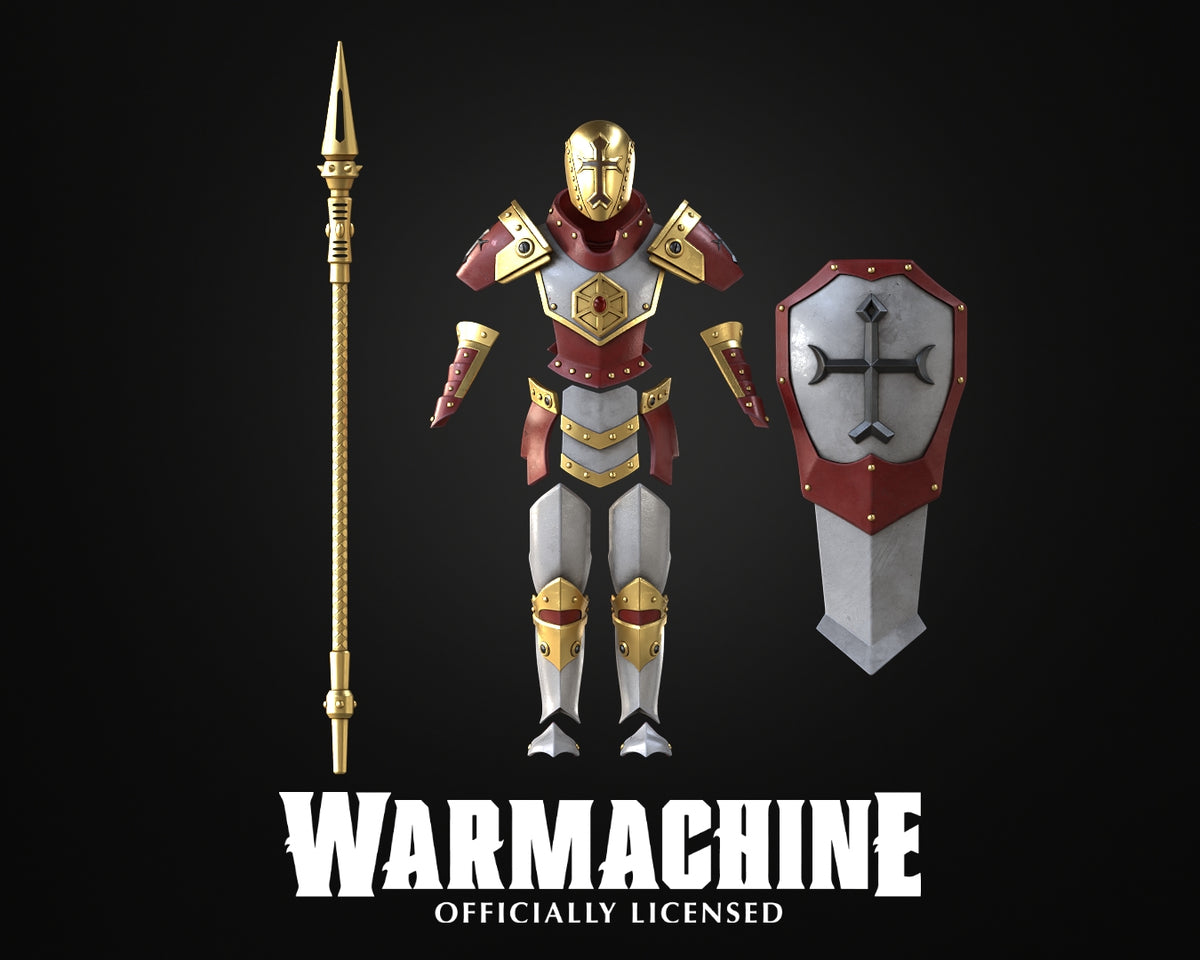 Warmachine Menoth Helmet and Armor - 3D Print Files – Galactic Armory