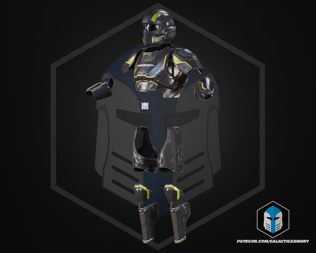 HD2 Armor - B-01 Tactical - 3D Print Files – Galactic Armory