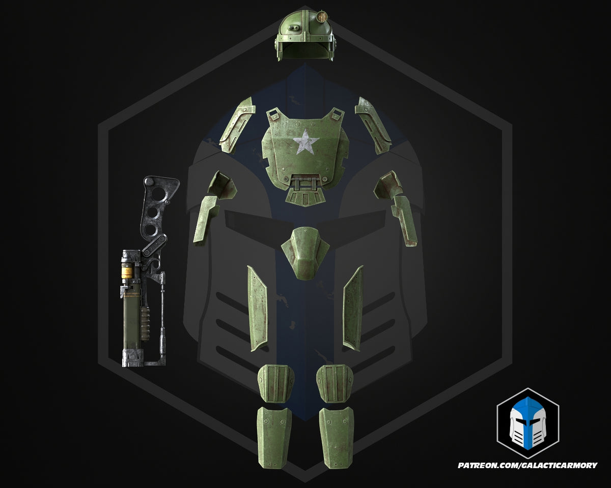 Combat Armor and Laser Rifle - 3D Print Files – Galactic Armory