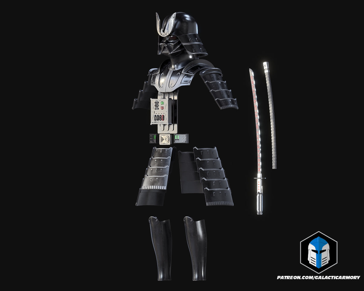 Samurai Darth Vader Armor - 3D Print Files – Galactic Armory