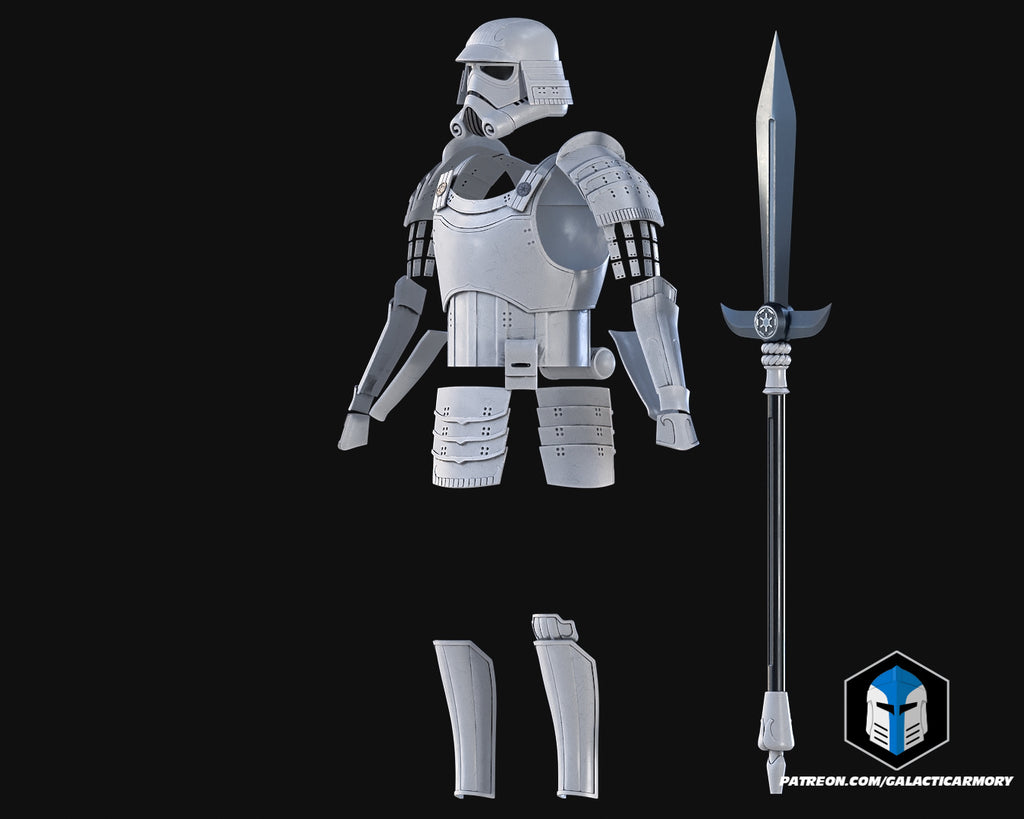 Samurai Stormtrooper Armor - 3D Print Files – Galactic Armory