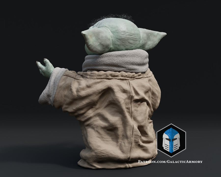 Grogu Figurine - Pose 2 - 3D Print Files – Galactic Armory