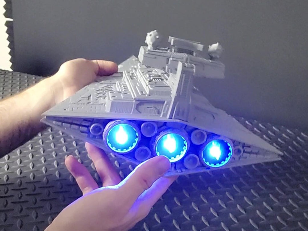 Tea Light Star Destroyer - 3D Print Files – Galactic Armory