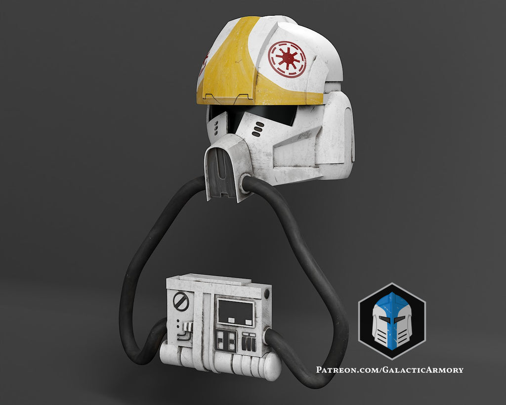 Animated Clone Trooper Pilot Helmet - 3D Print Files – Galactic Armory