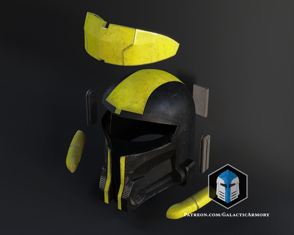 Hazmat Mandalorian Helmet - 3D Print Files – Galactic Armory
