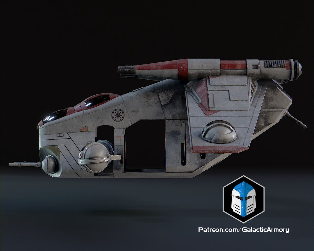 1:48 Scale LAAT Gunship - 3D Print Files – Galactic Armory