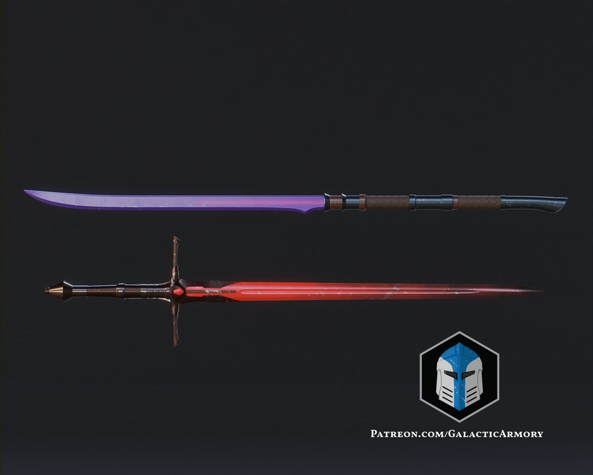 Bartok Medieval Revan Swords - 3D Print Files - Patreon Exclusive ...