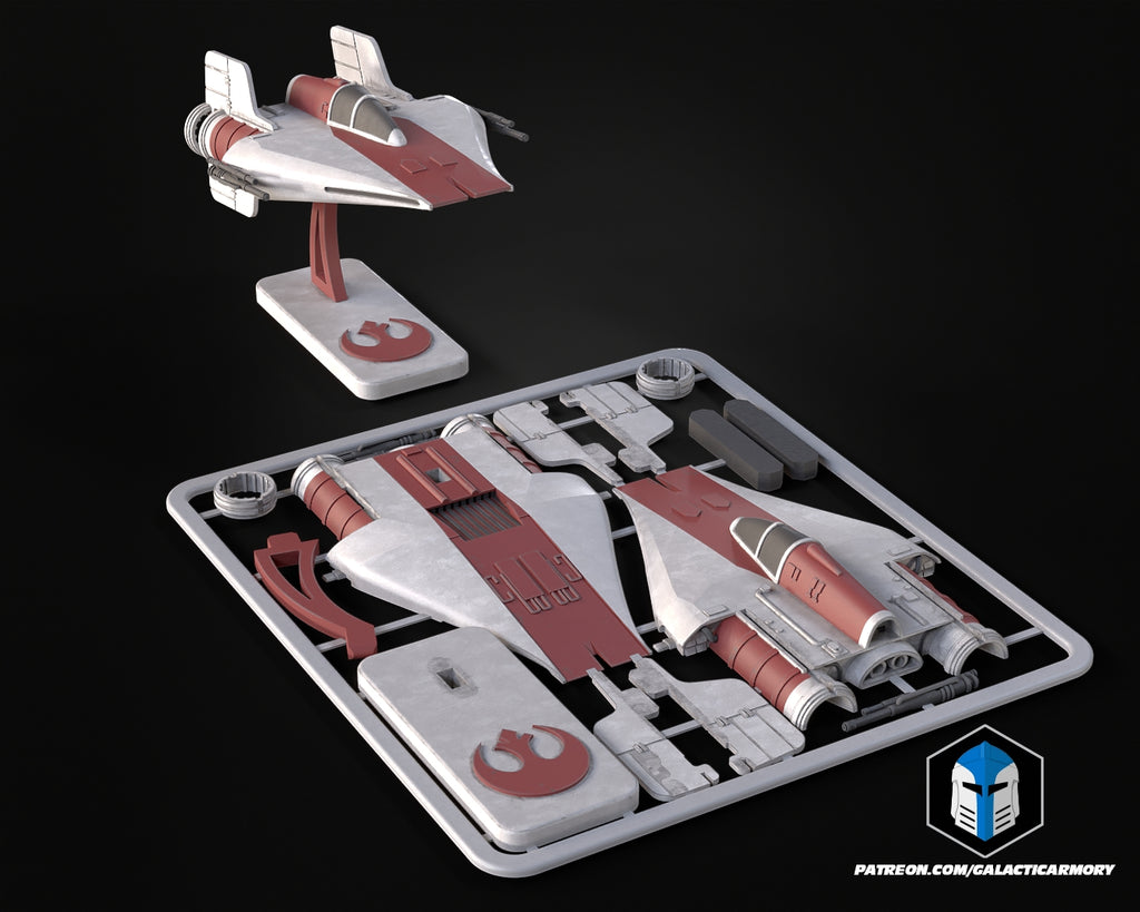A-Wing Vehicle Kit Card - 3D Print Files – Galactic Armory