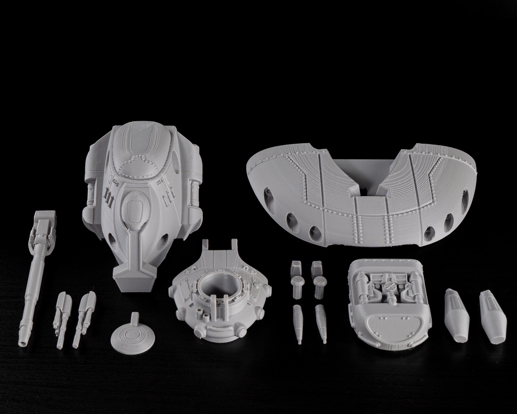 1:48 Scale AAT Droid Tank - DIY – Galactic Armory