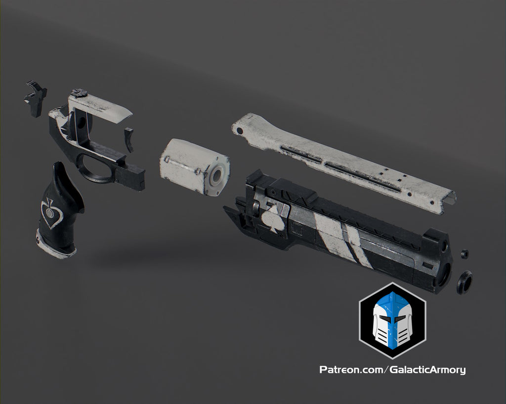 Ace of Spades Hand Cannon - 3D Print Files – Galactic Armory