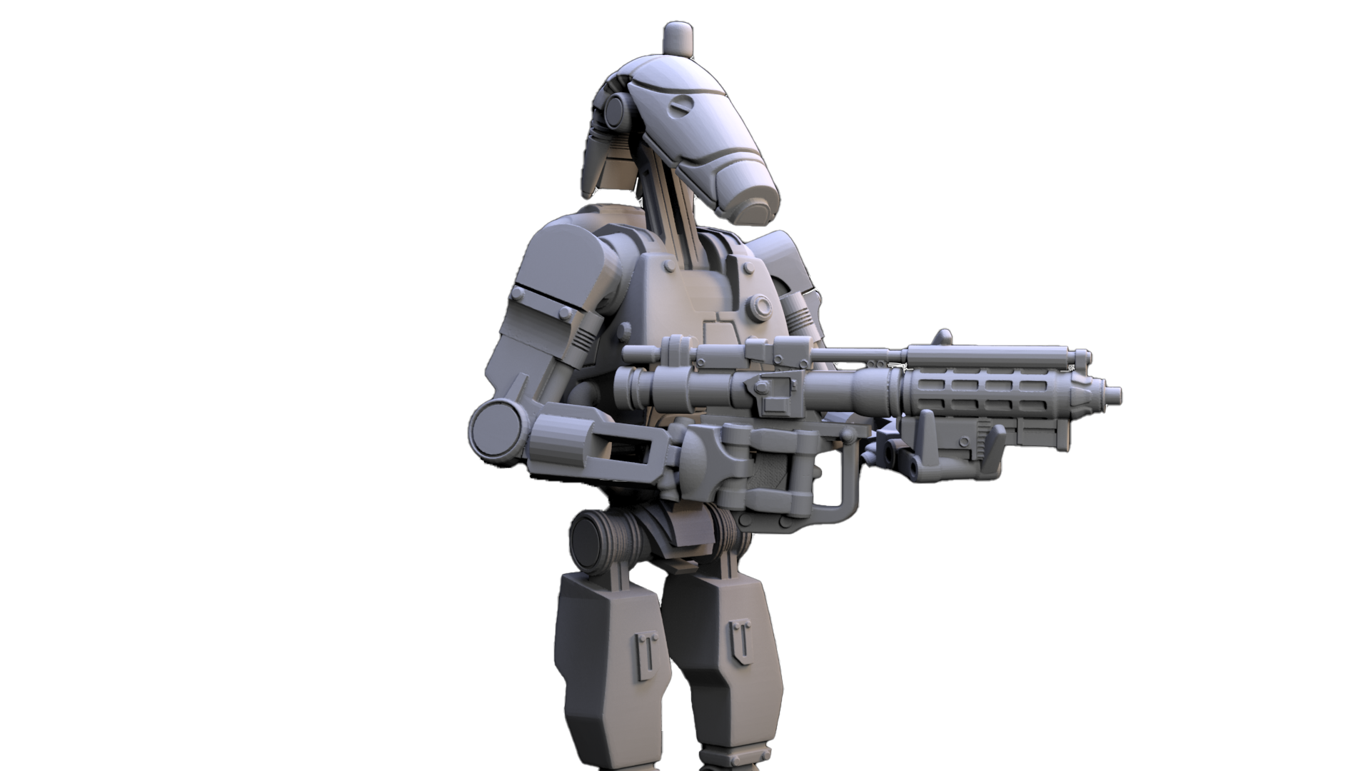 1:48 Scale Battle Droid Army - Assault Class - 3D Print Files ...