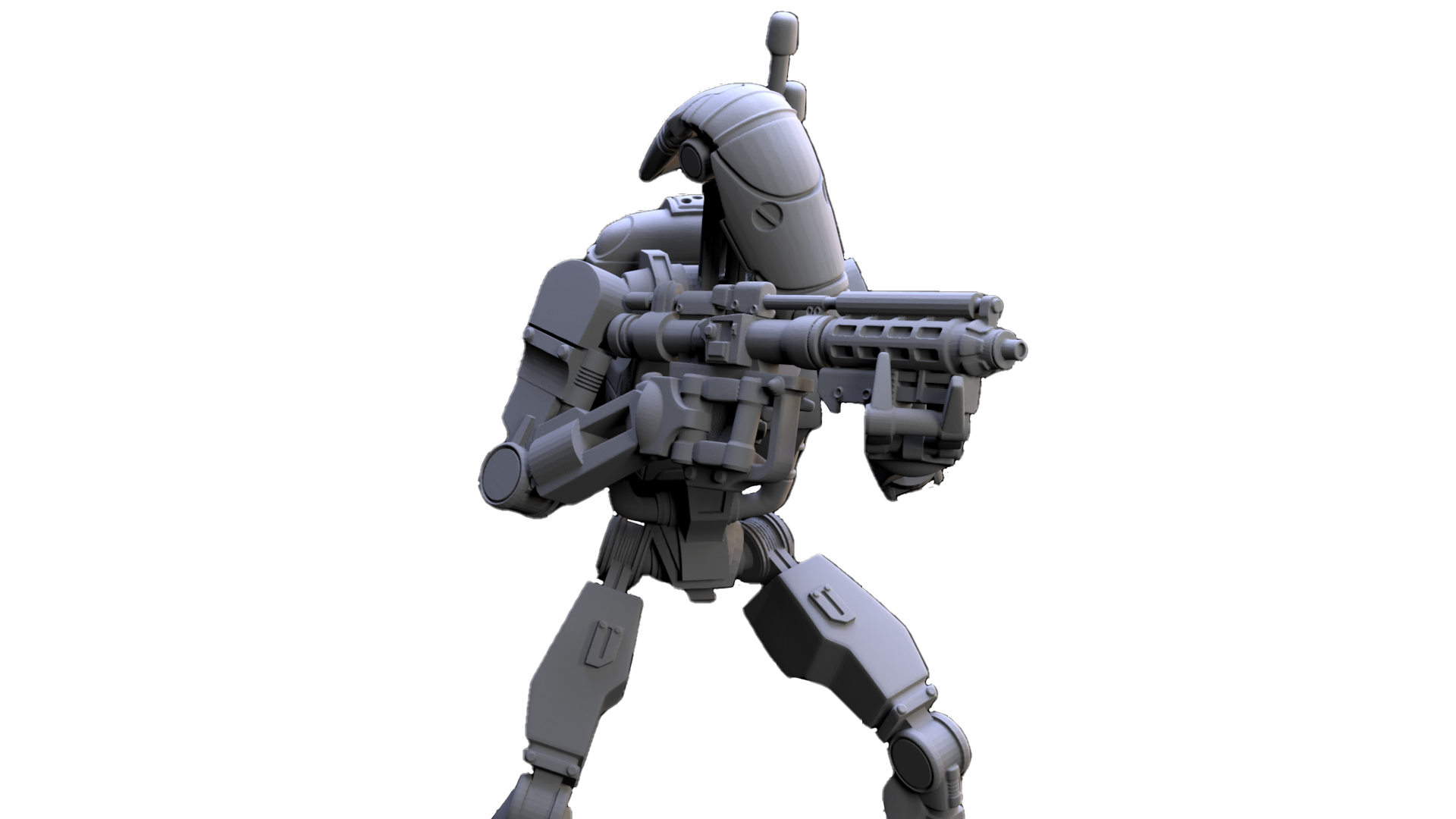 1:48 Scale Battle Droid Army - Assault Class - 3D Print Files ...