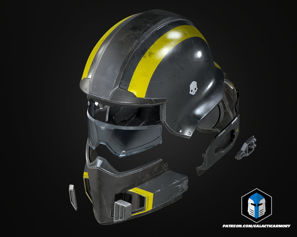 HD2 Helmet - B-01 Tactical - 3D Print Files – Galactic Armory