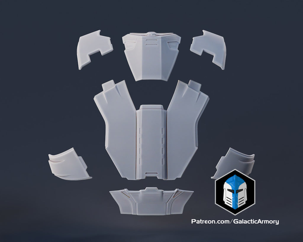 HD2 Armor - B-01 Tactical - 3D Print Files – Galactic Armory