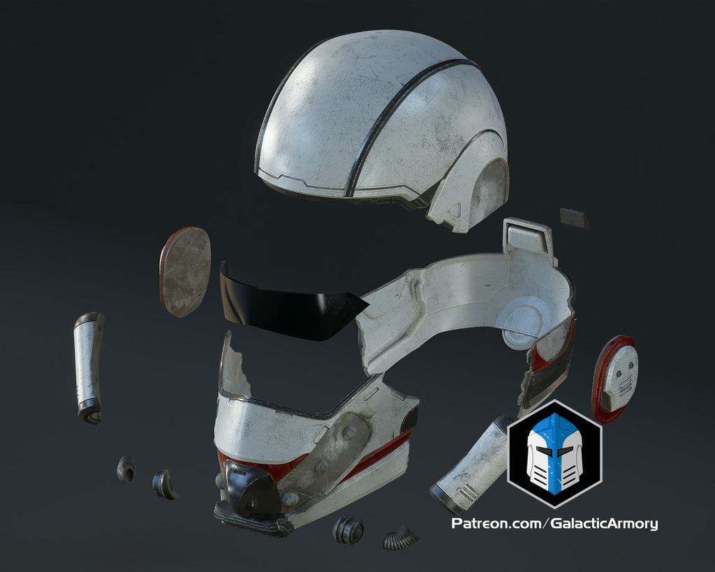 HD2 Helmet - Bonesnapper - 3D Print Files – Galactic Armory