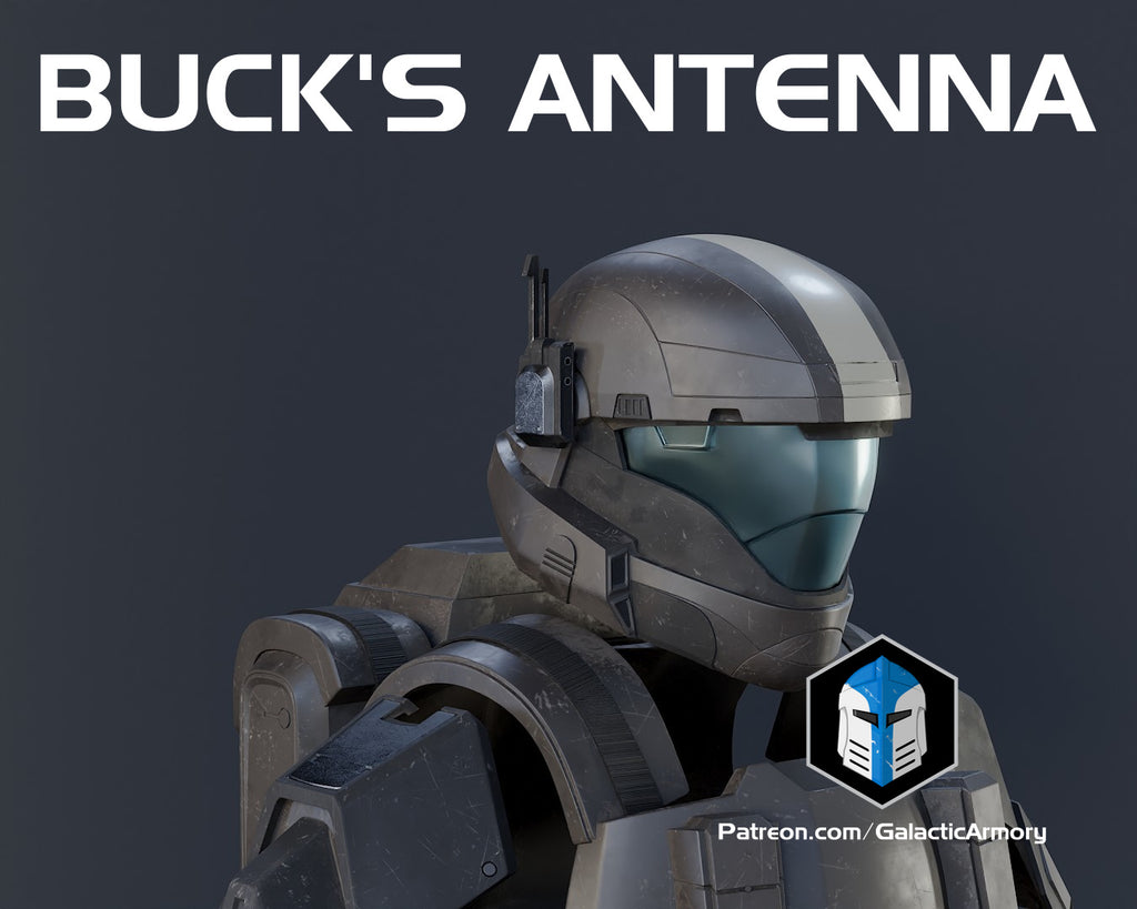 ODST Helmet Accessory Pack - 3D Print Files – Galactic Armory