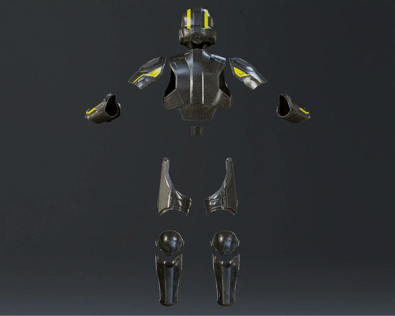 HD2 Armor - B-01 Tactical - 3D Print Files – Galactic Armory
