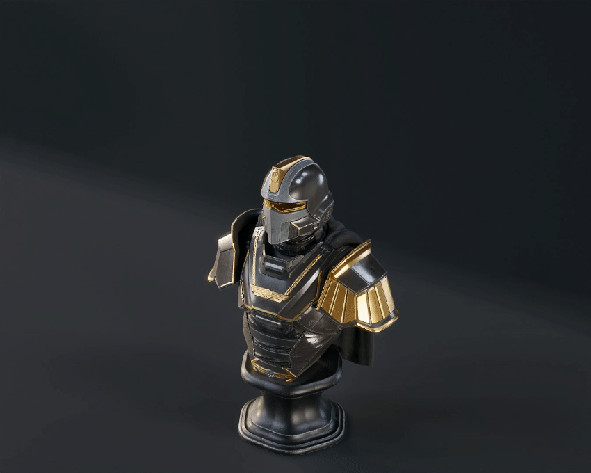 HD2 - Hero of the Federation Bust - 3D Print Files – Galactic Armory