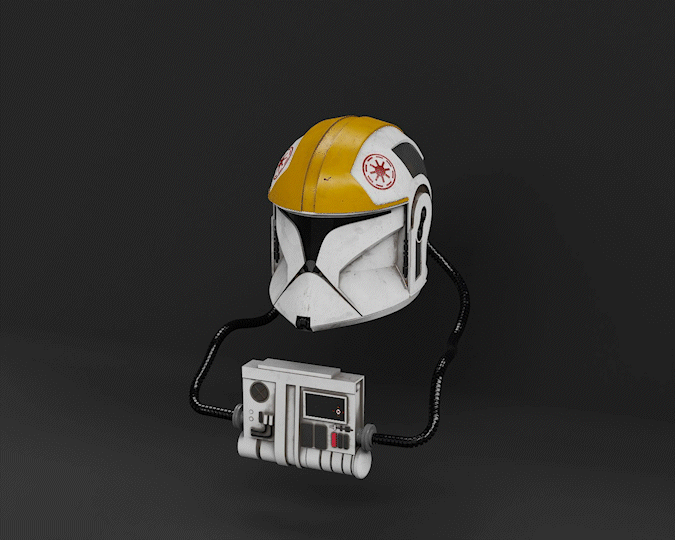 Phase 1 Clone Trooper Pilot Helmet - 3D Print Files – Galactic Armory