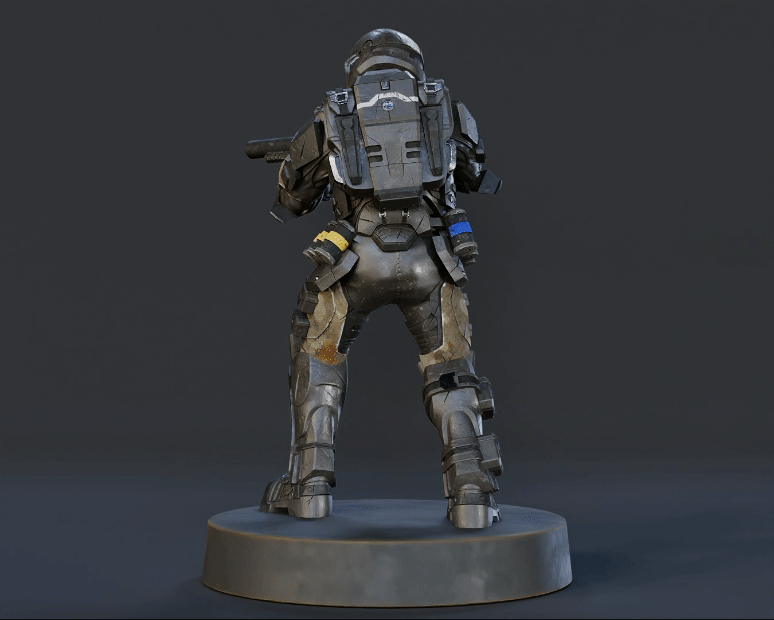 1:48 Scale Alpha 9 ODST Miniatures - 3D Print Files – Galactic Armory