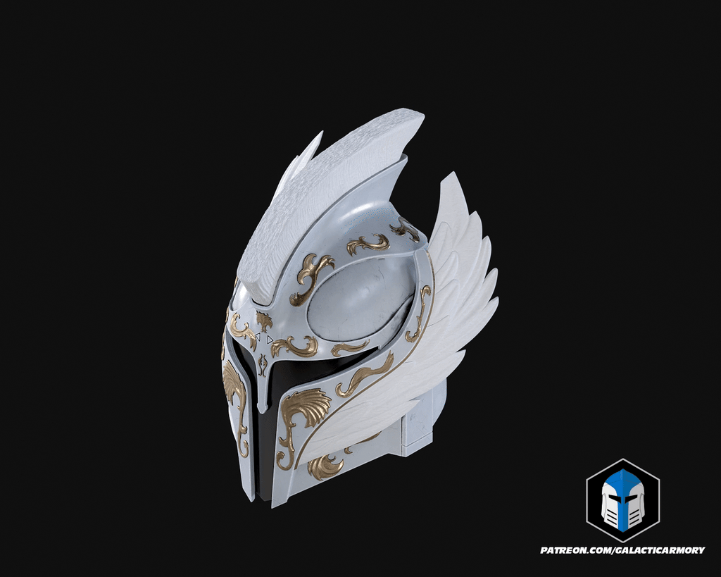 Angelic Mando Helmet - 3D Print Files – Galactic Armory