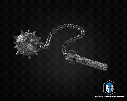 Dark Ages Flail - 3D Print Files – Galactic Armory