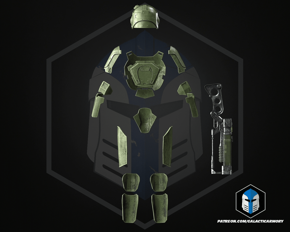 Combat Armor and Laser Rifle - 3D Print Files – Galactic Armory