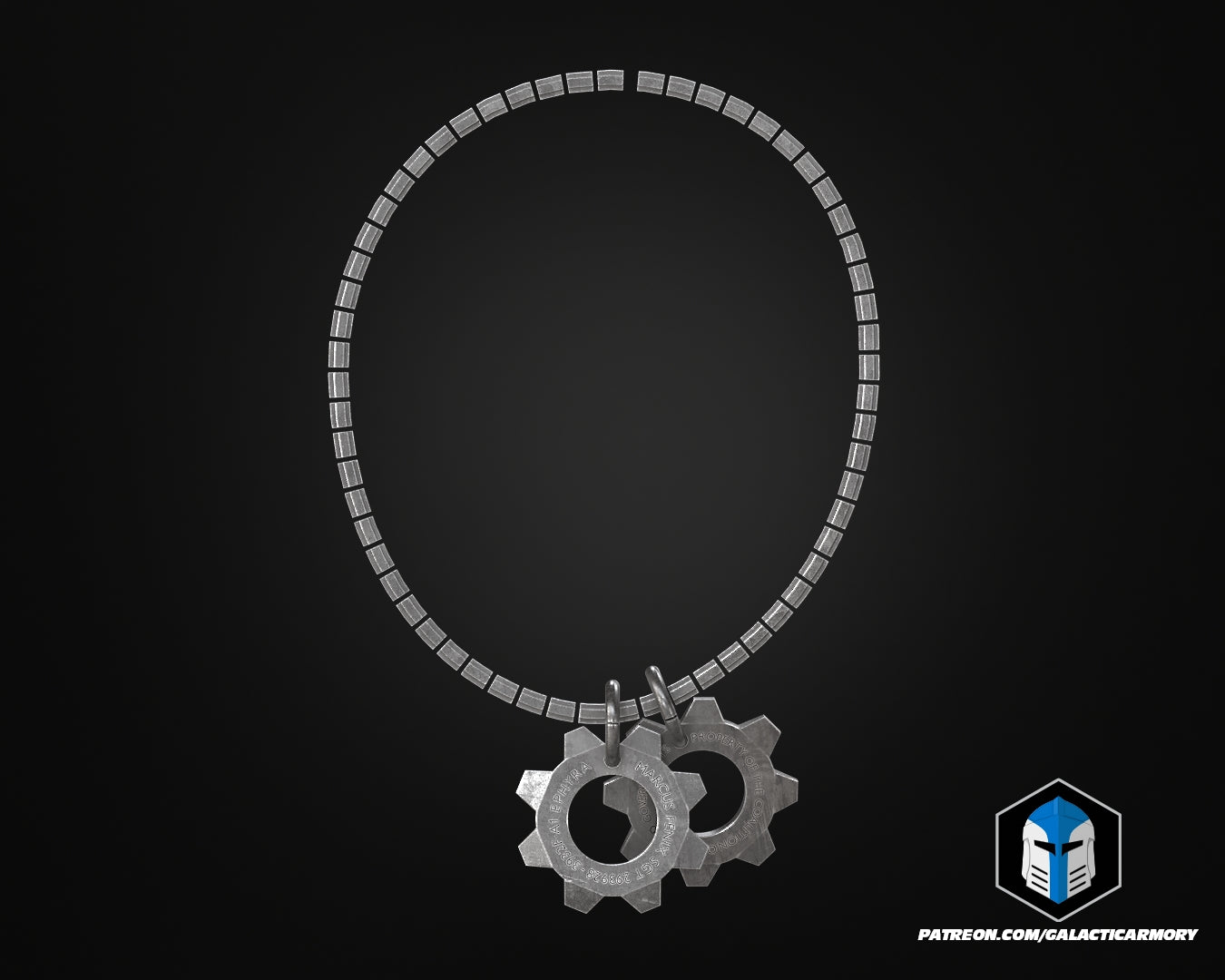 GoW - Customizable COG Tags - 3D Print Files – Galactic Armory