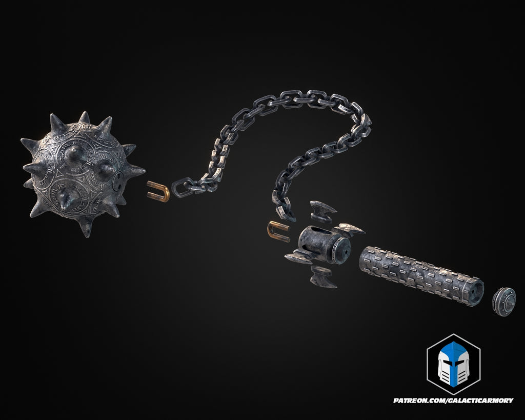 Dark Ages Flail - 3D Print Files – Galactic Armory