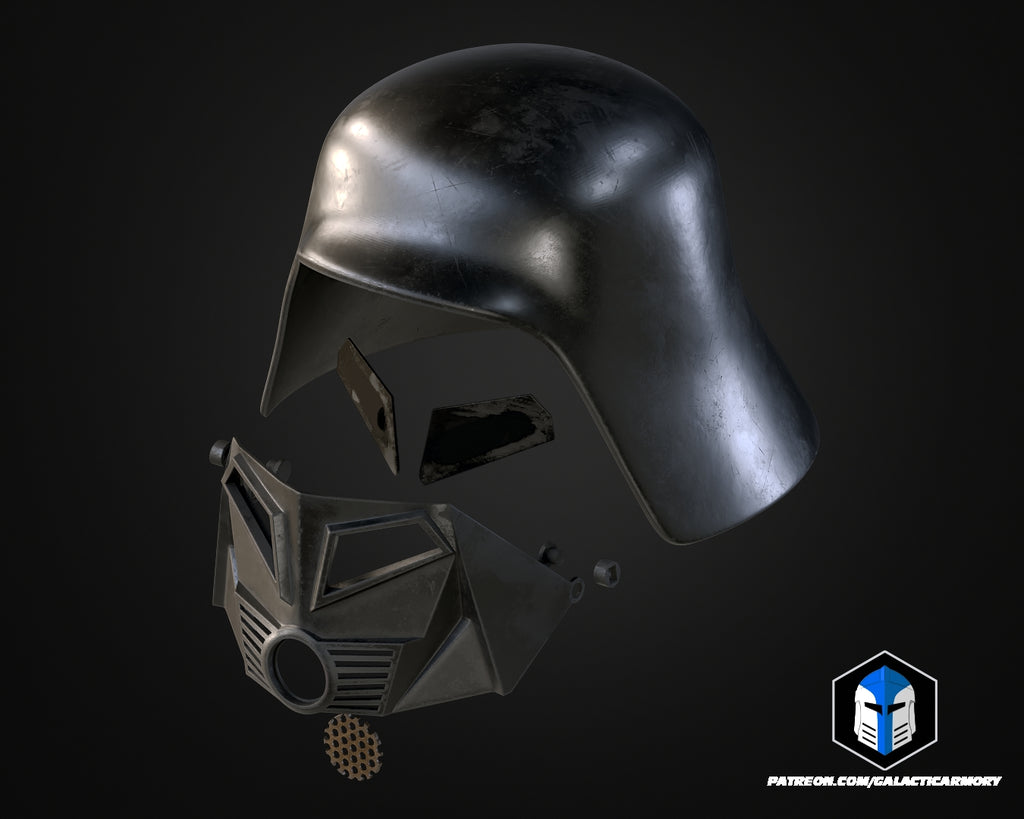 Dark Helmet Helmet - 3D Print Files – Galactic Armory