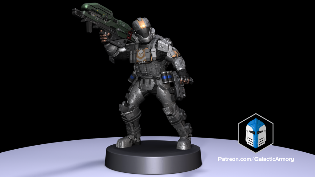 1:48 Scale Alpha 9 ODST Miniatures - 3D Print Files – Galactic Armory