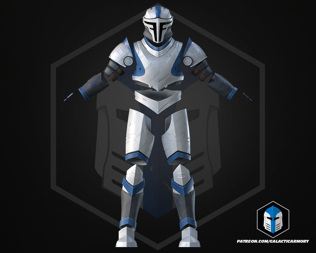 FormFitter Knight Helmet and Armor - 3D Print Files – Galactic Armory
