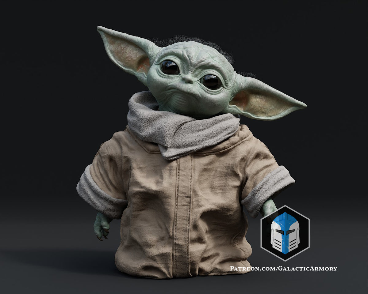 Grogu Figurine - Pose 1 - 3D Print Files – Galactic Armory