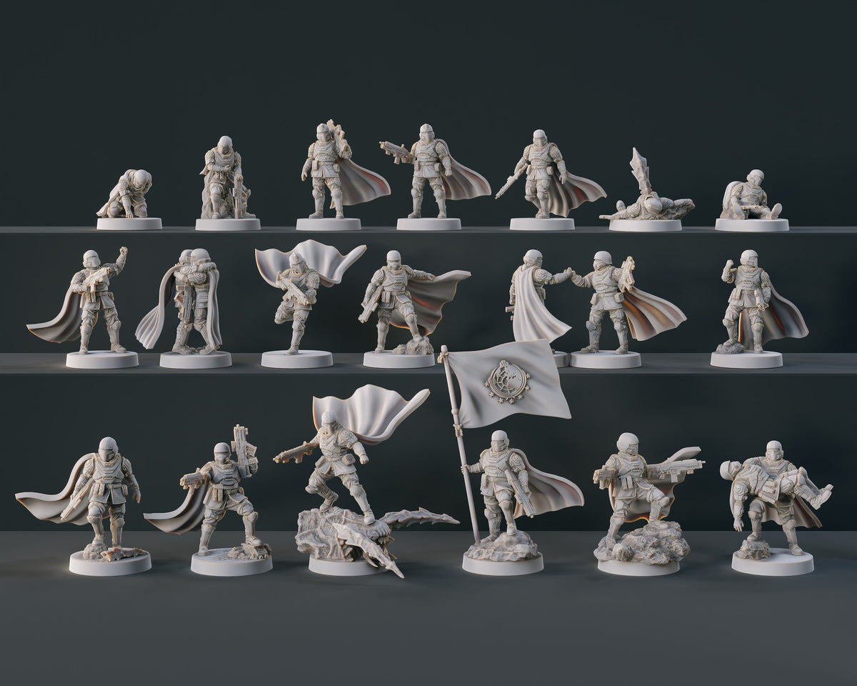 1:48 Scale Helldivers - 3D Print Files – Galactic Armory