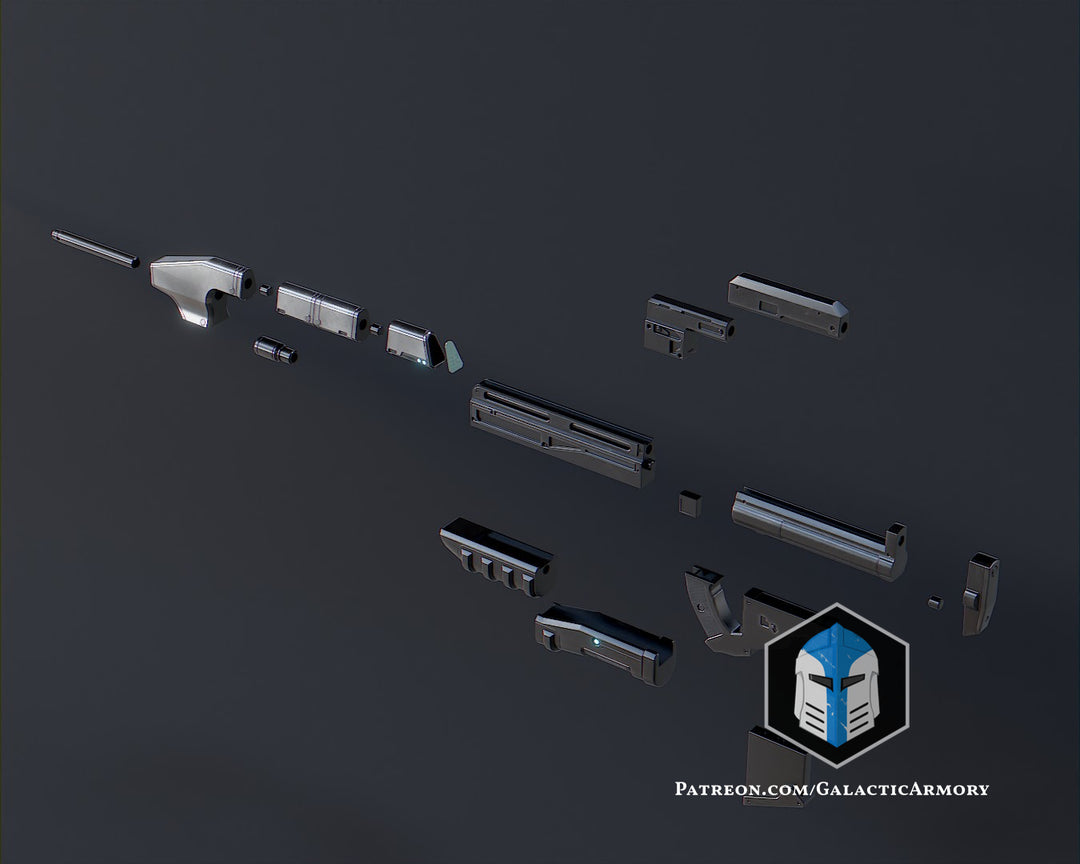 Assault Rifle 3 - 3D Print Files – Galactic Armory